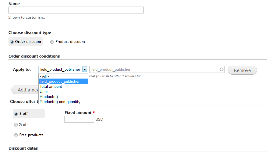 Commerce Discount Fields | Drupal.org